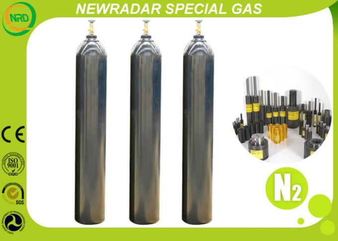 99.9999% High Purity Nitrogen N2 Gas Packed In DOT Seamless Steel Cylinders